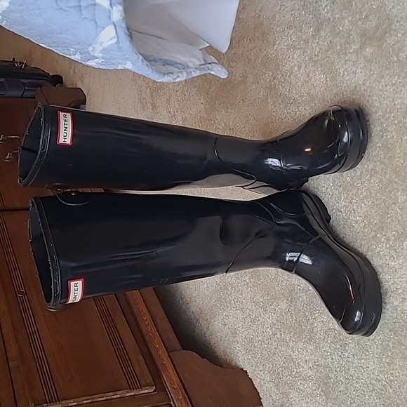 Hunter | Shoes | Hunter High Gloss Tall Rain Boot | Poshmark